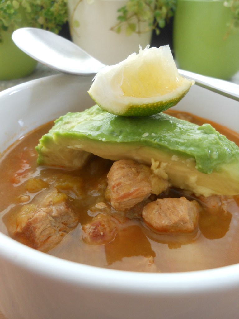 New Mexico Green Chili Pork Stew | Cosmo Hippie Chef