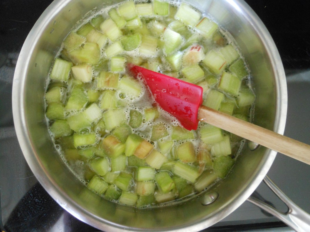 Easy Pea-sy Farmers Market Salad w/ Basil Miso Dressing and Rhubarb ...