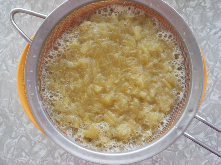 Easy Pea-sy Farmers Market Salad w/ Basil Miso Dressing and Rhubarb ...